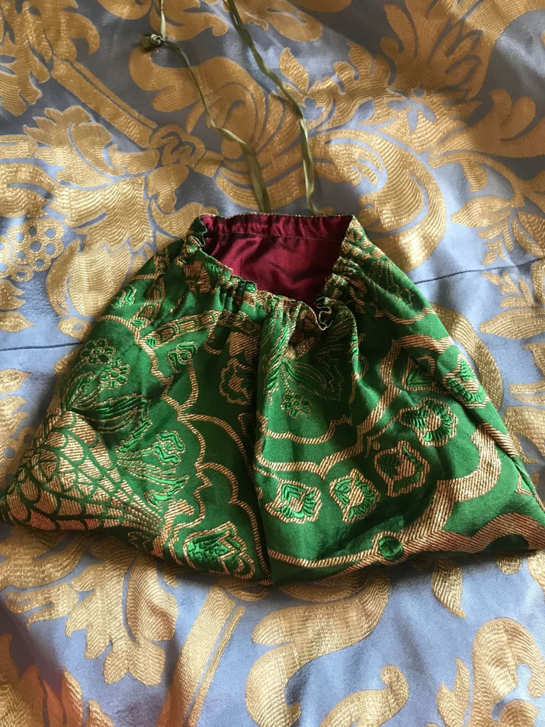 purse, medieval, bag, reticule