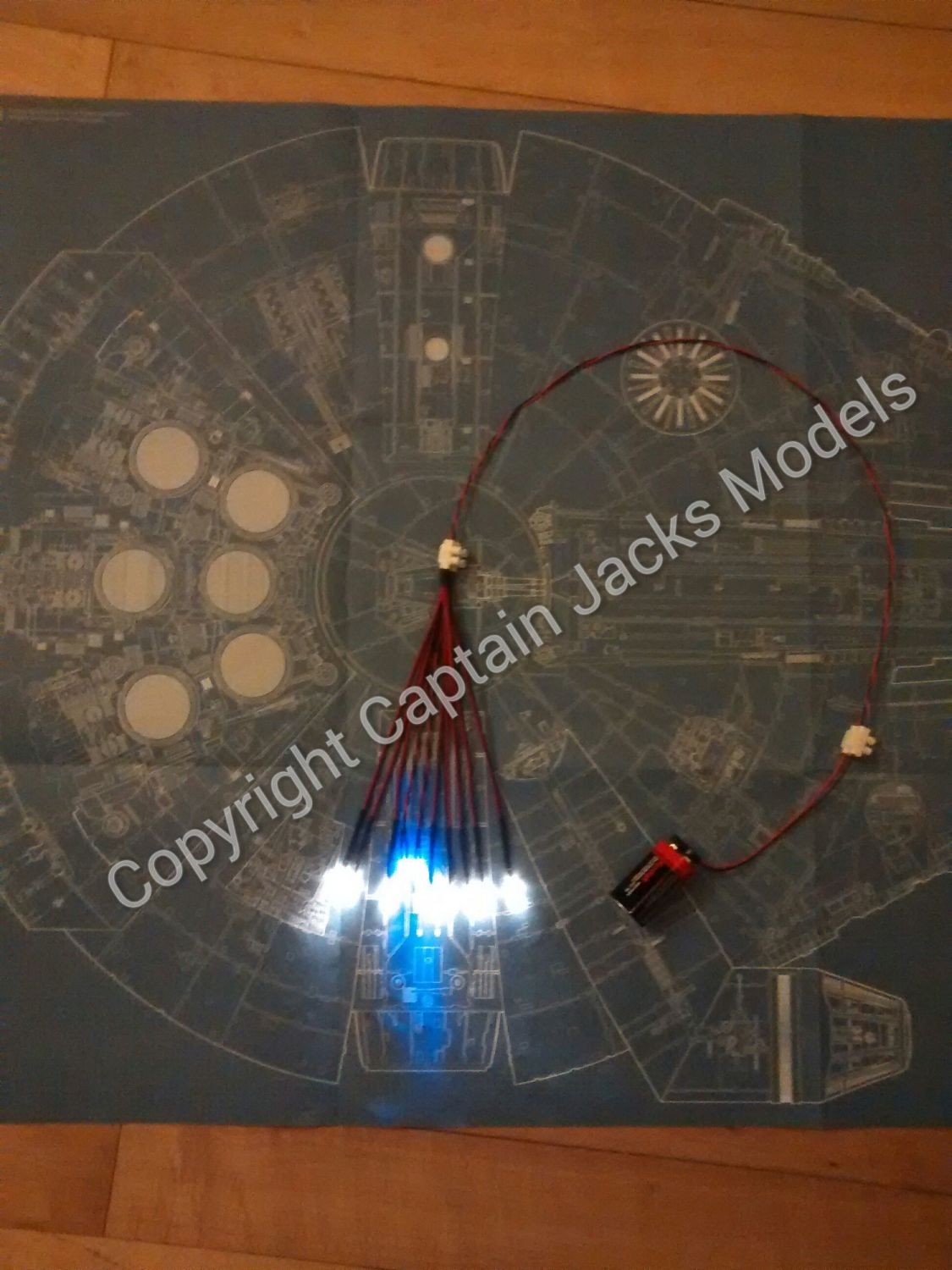 Large Scale Millennium Falcon Ramp & Walkway Lighting Set - Airlocks ...