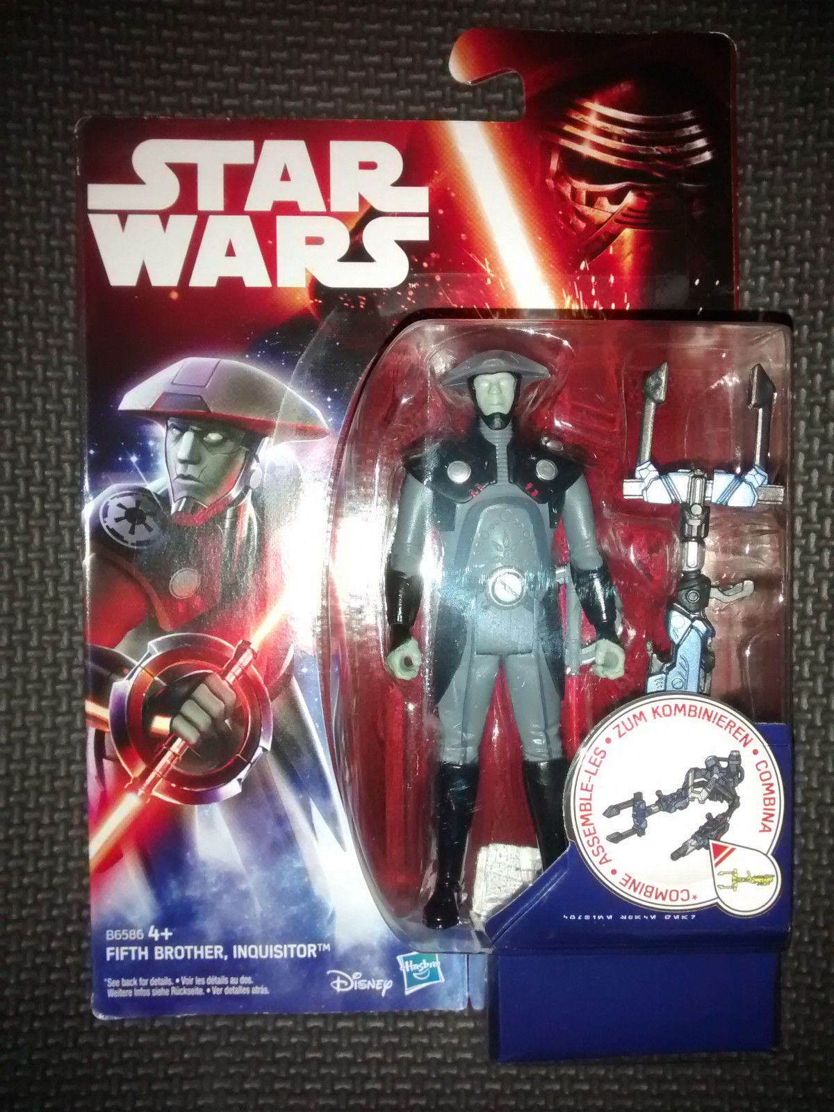 Star Wars Fifth Brother Inquisitor Collectable Carded 3.75" Figure ...