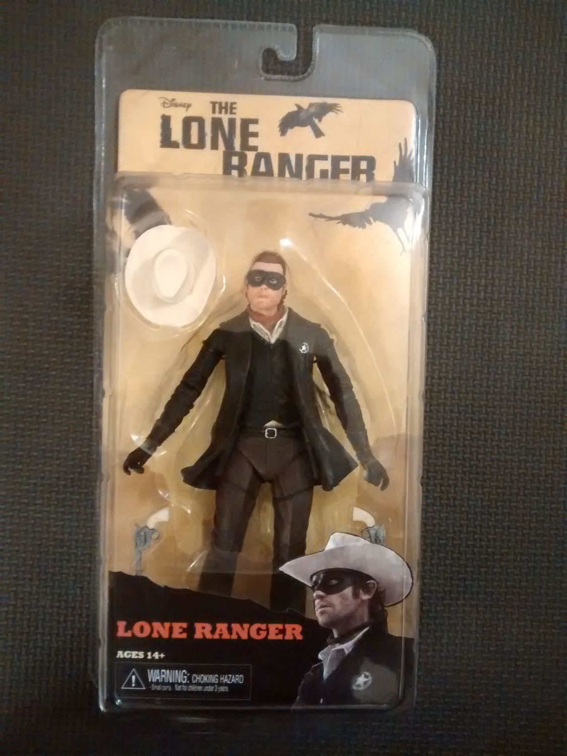 Neca Disney Reel Toys Lone Ranger Collectable Figure 7" - Lone Ranger ...