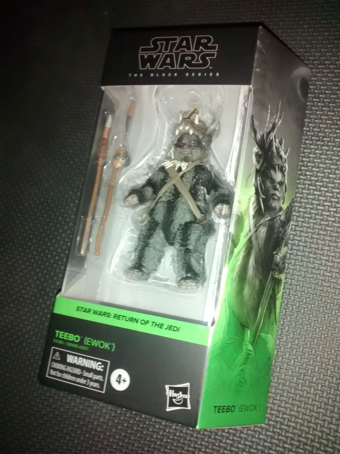 Star Wars The Black Series Teebo Ewok 02 Collectable Figure E9361 E8908 ...