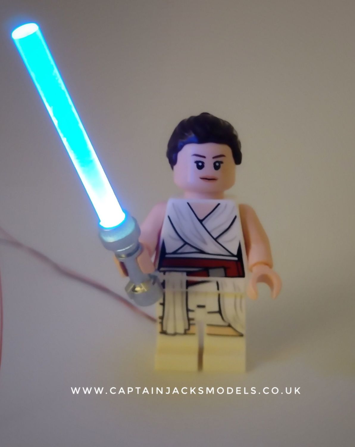 Light Up Lego Minifigure Star Wars Rey