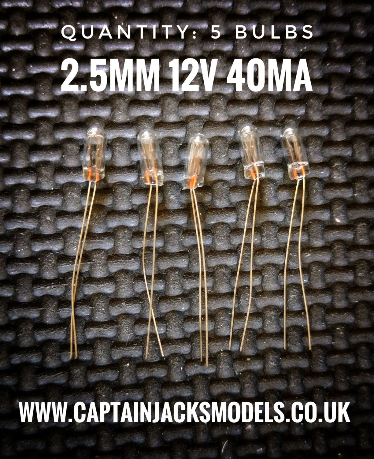 Clear 2.5mm Diameter 12v 40mA Miniature Grain Of Wheat Bulbs Warm White ...