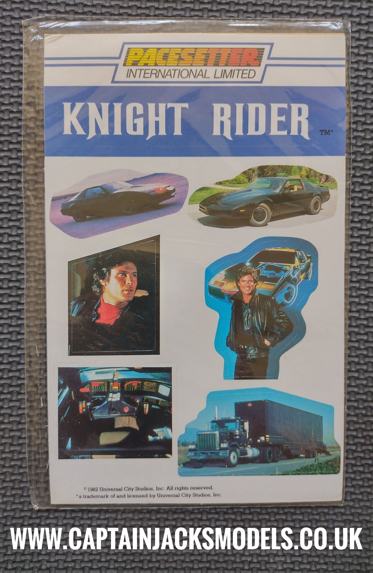 Original Vintage 1980s Official Knight Rider Sticker Sheet 6 Stickers ...