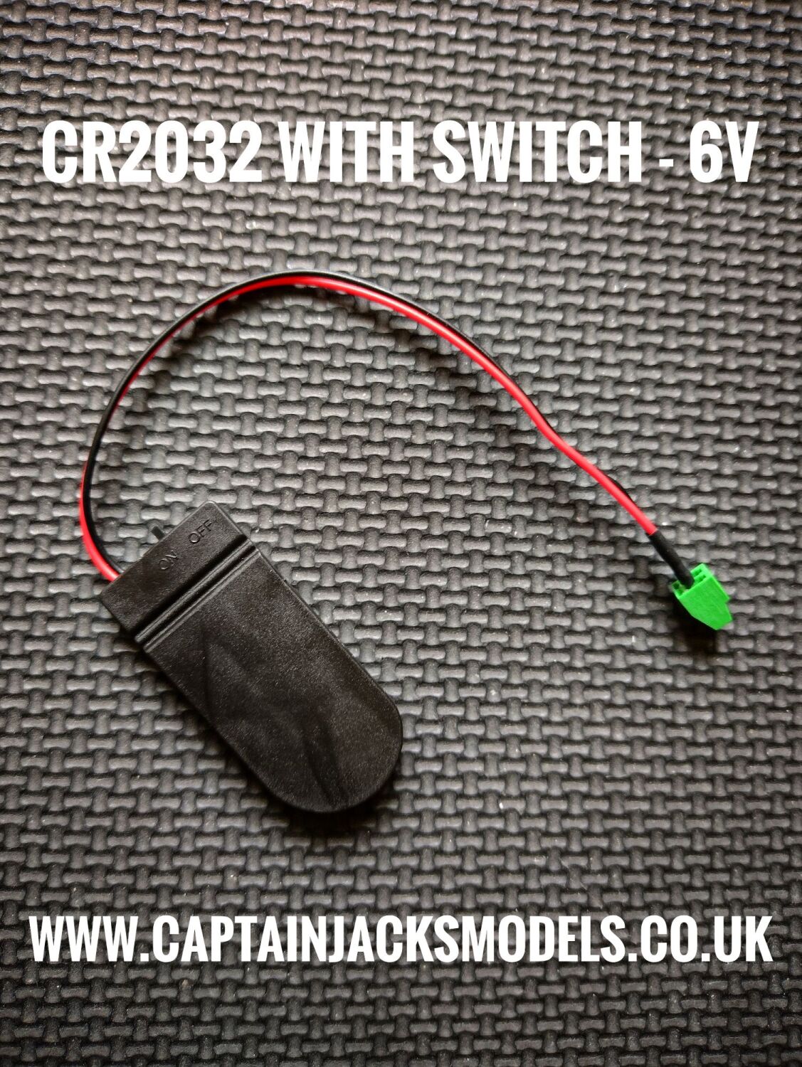 Double Cell CR2032 Battery Box With Built In Switch & Micro Screw ...