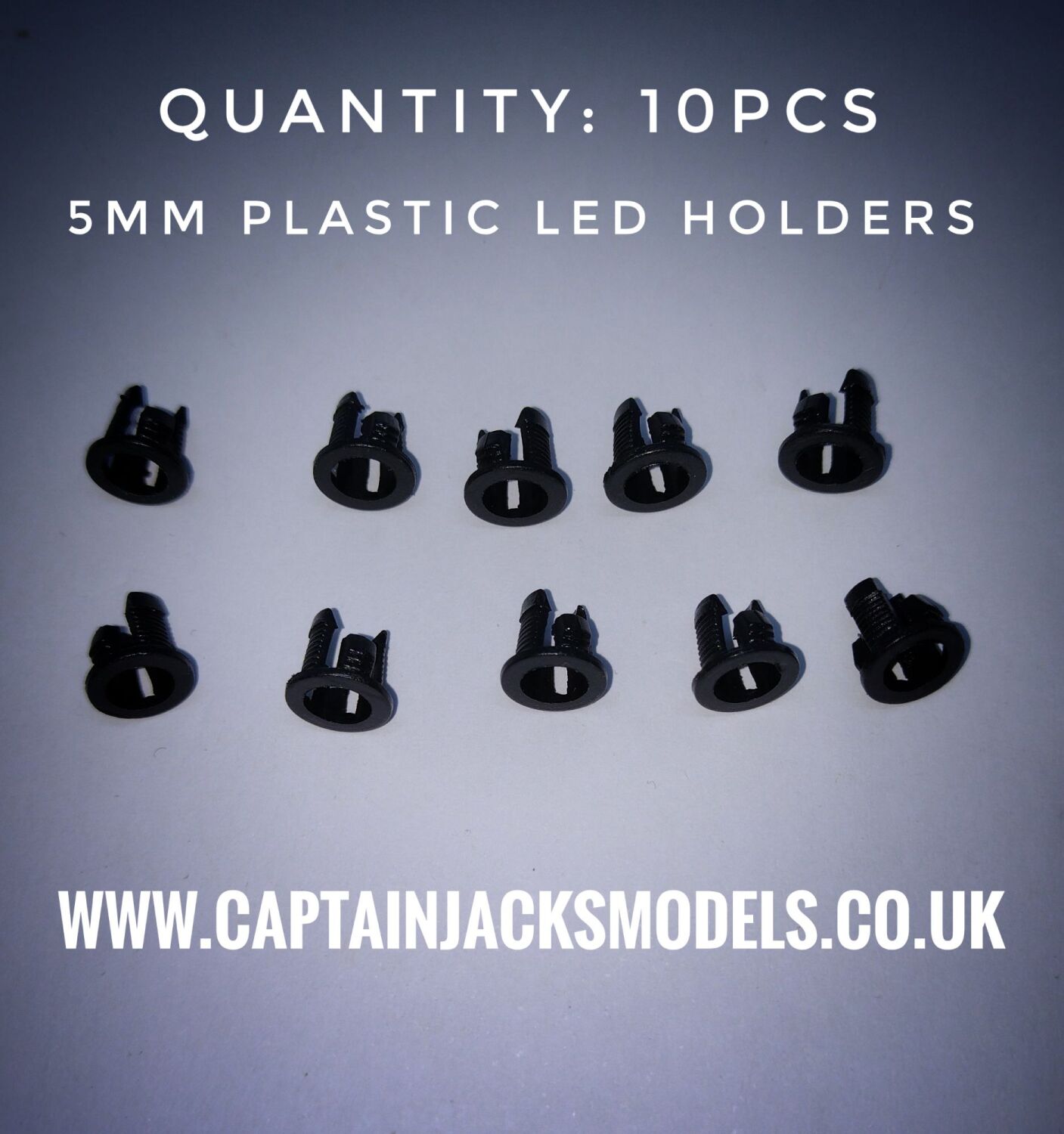 5mm Plastic Led Holders Qty 10pcs - 5mm Plastic Led Holders | Captain ...
