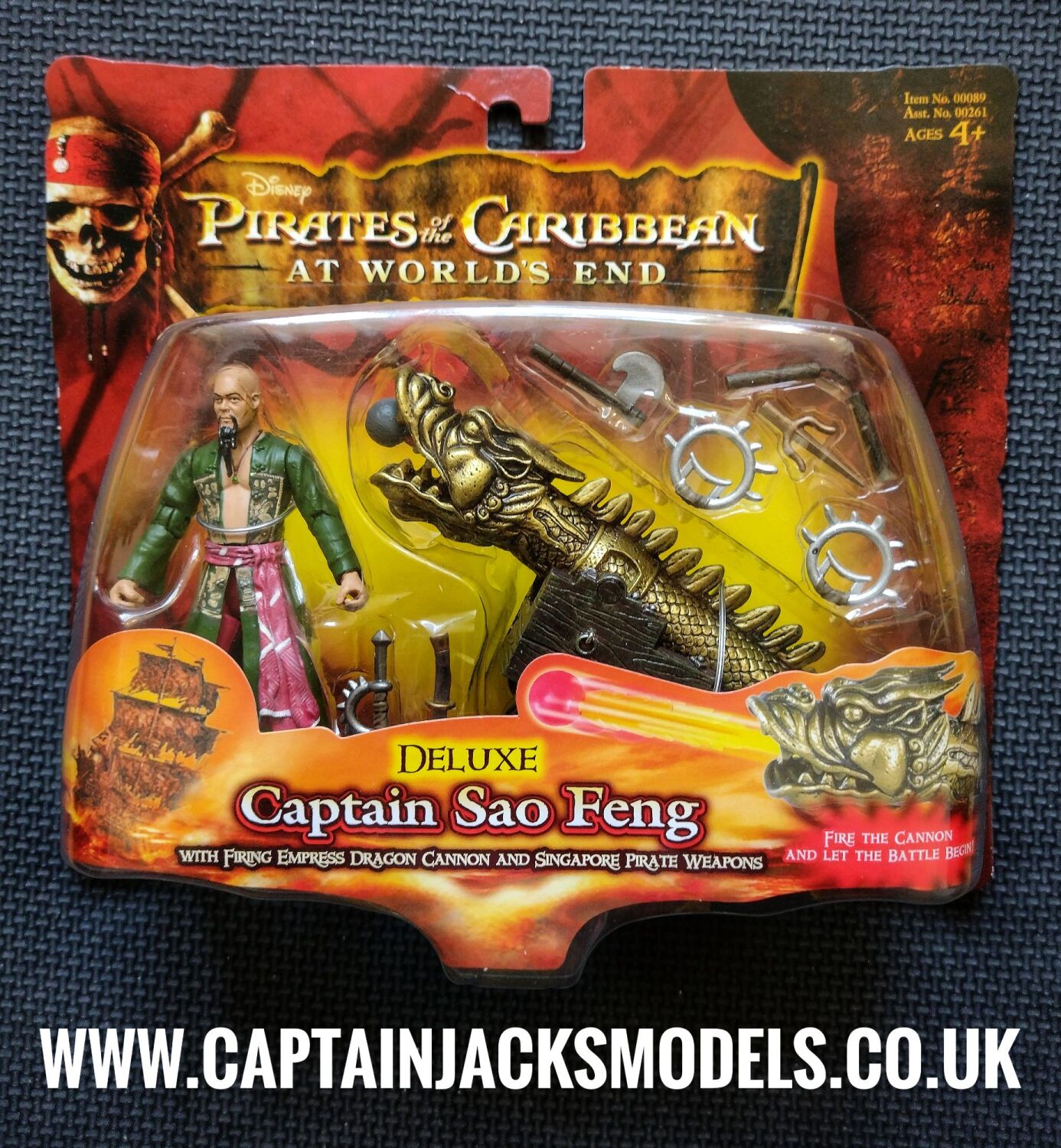 Zizzle Deluxe Captain Sao Feng Figure Set Item Number 00089 - Pirates ...