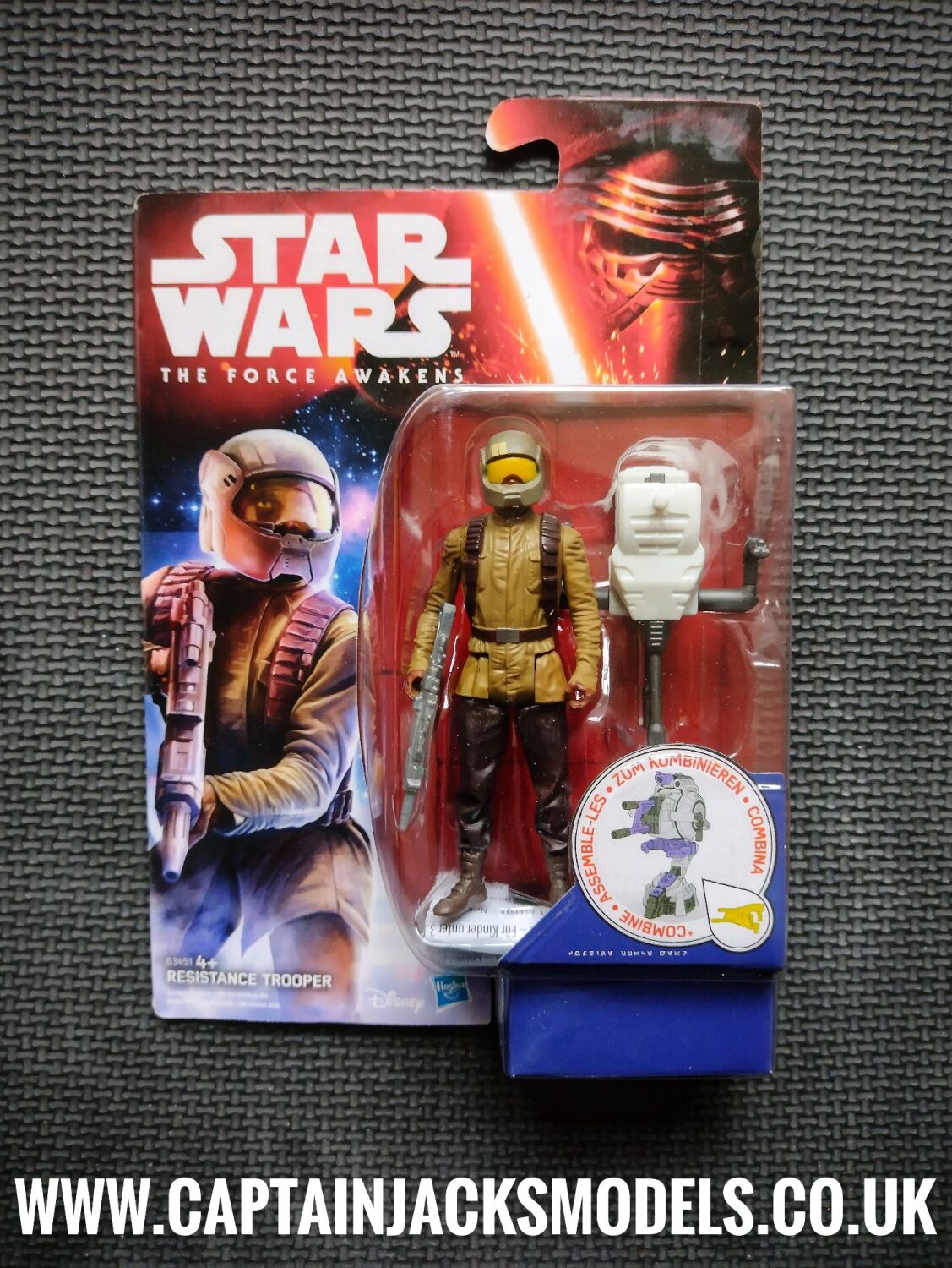 Star Wars The Force Awakens Resistance Trooper Collectable 3.75 Inch ...