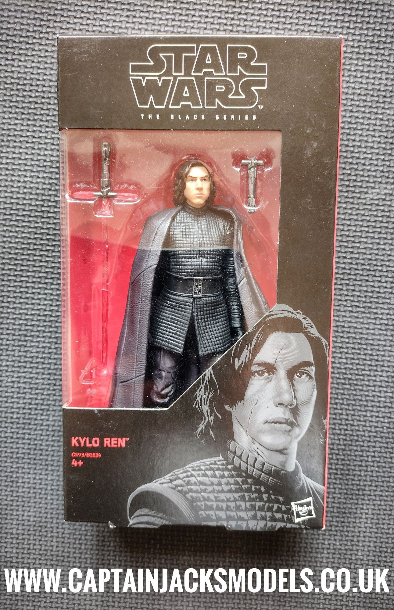 Star Wars The Black Series Kylo Ren Unmasked 45 Plastic Cloak Collectable 6 Figure C1773 B3834