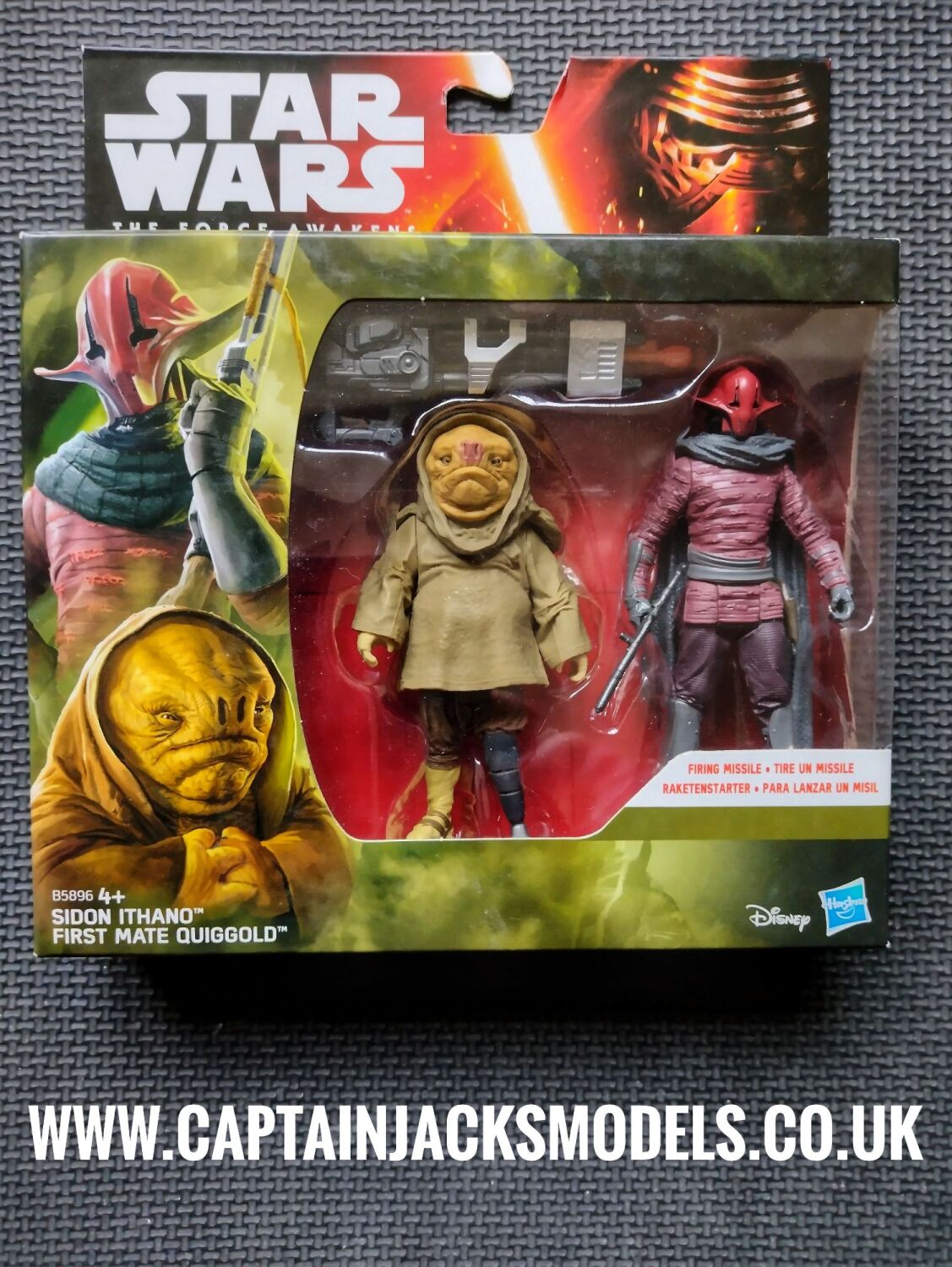 Star Wars The Force Awakens Sidon Ithano & First Mate Quiggold B5896 ...