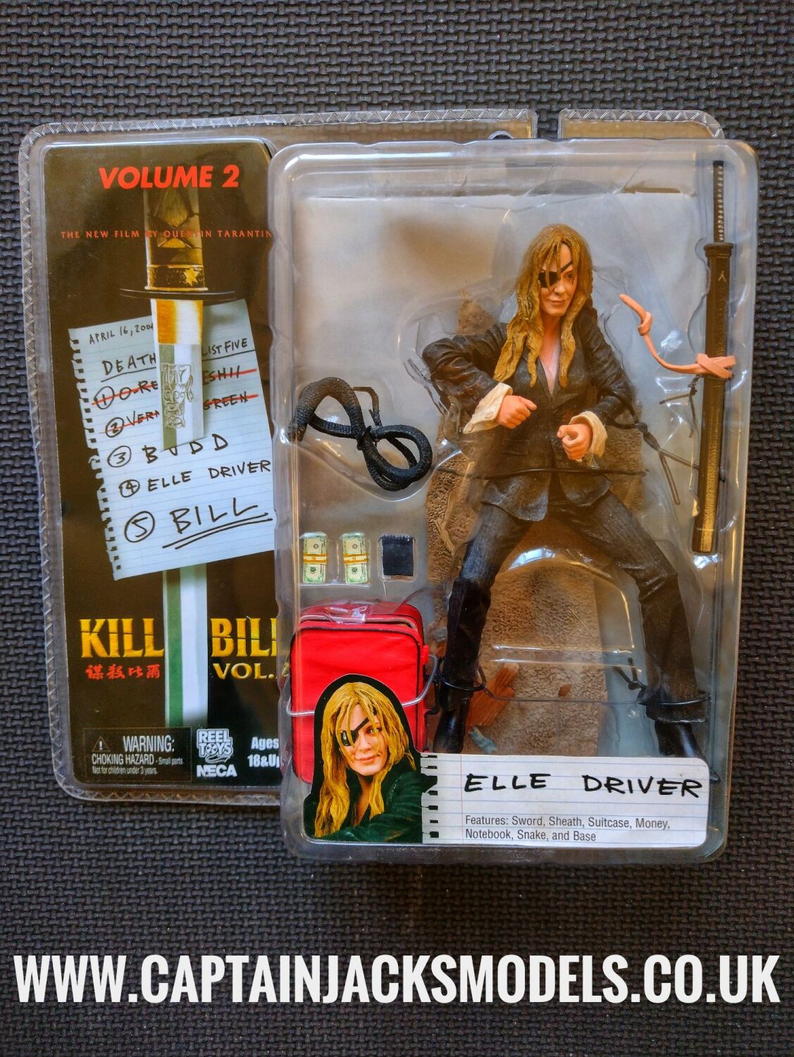 Kill Bill Volume 2 Neca Reel Toys Elle Driver 6 Inch Collectable Action Figure Set - Kill Bill ...