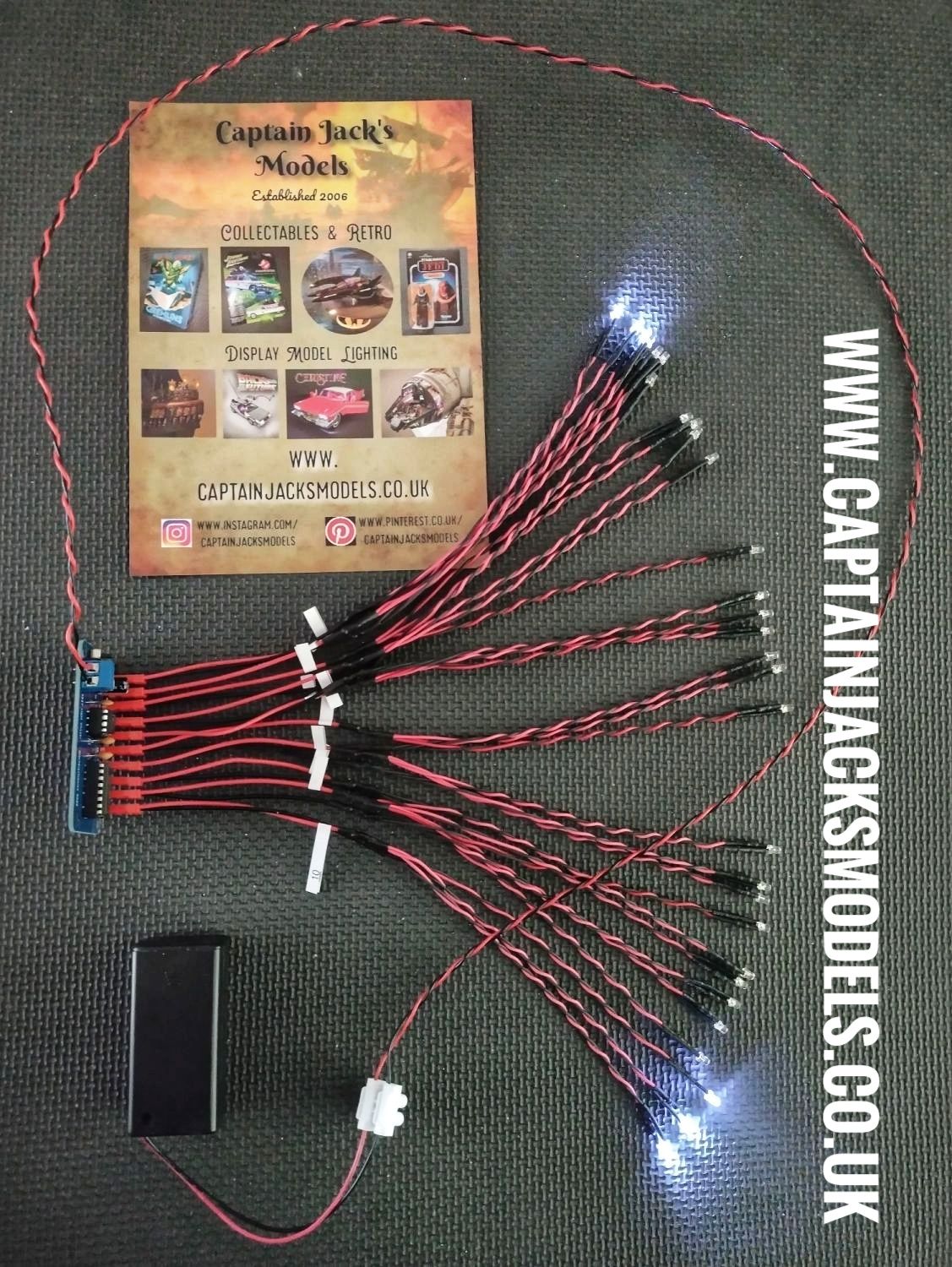 Flux Capacitor Light Kit Cool White Set - Back To The Future DeLorean ...