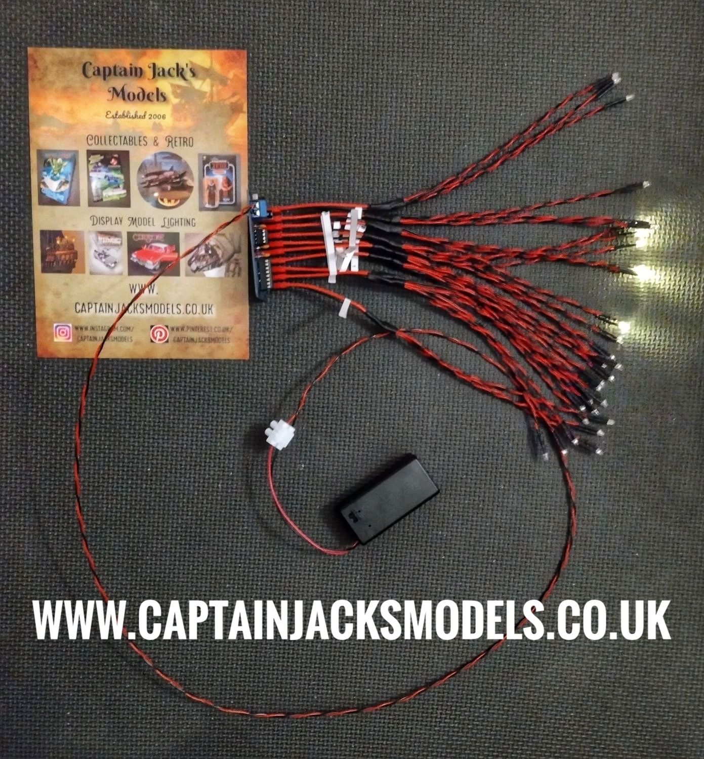 Flux Capacitor Light Kit Warm White Set - Back To The Future DeLorean ...