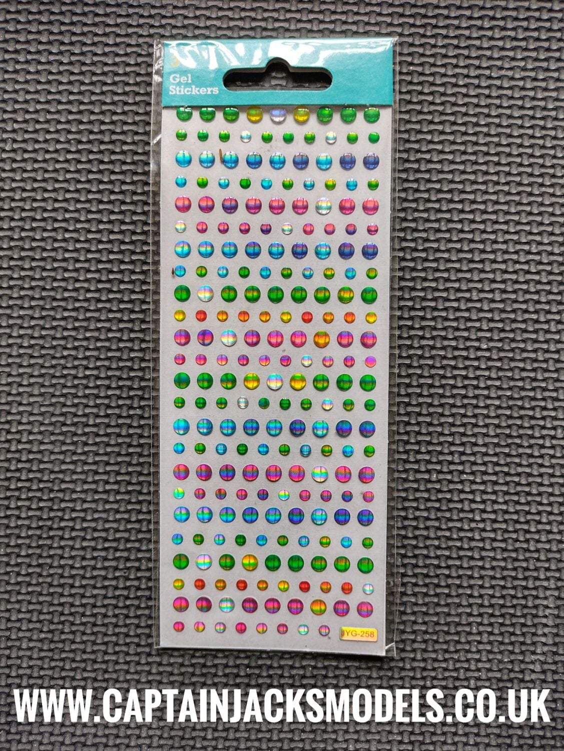 Self Adhesive Multi Colour Round Gell Stickers 3mm & 5mm ...