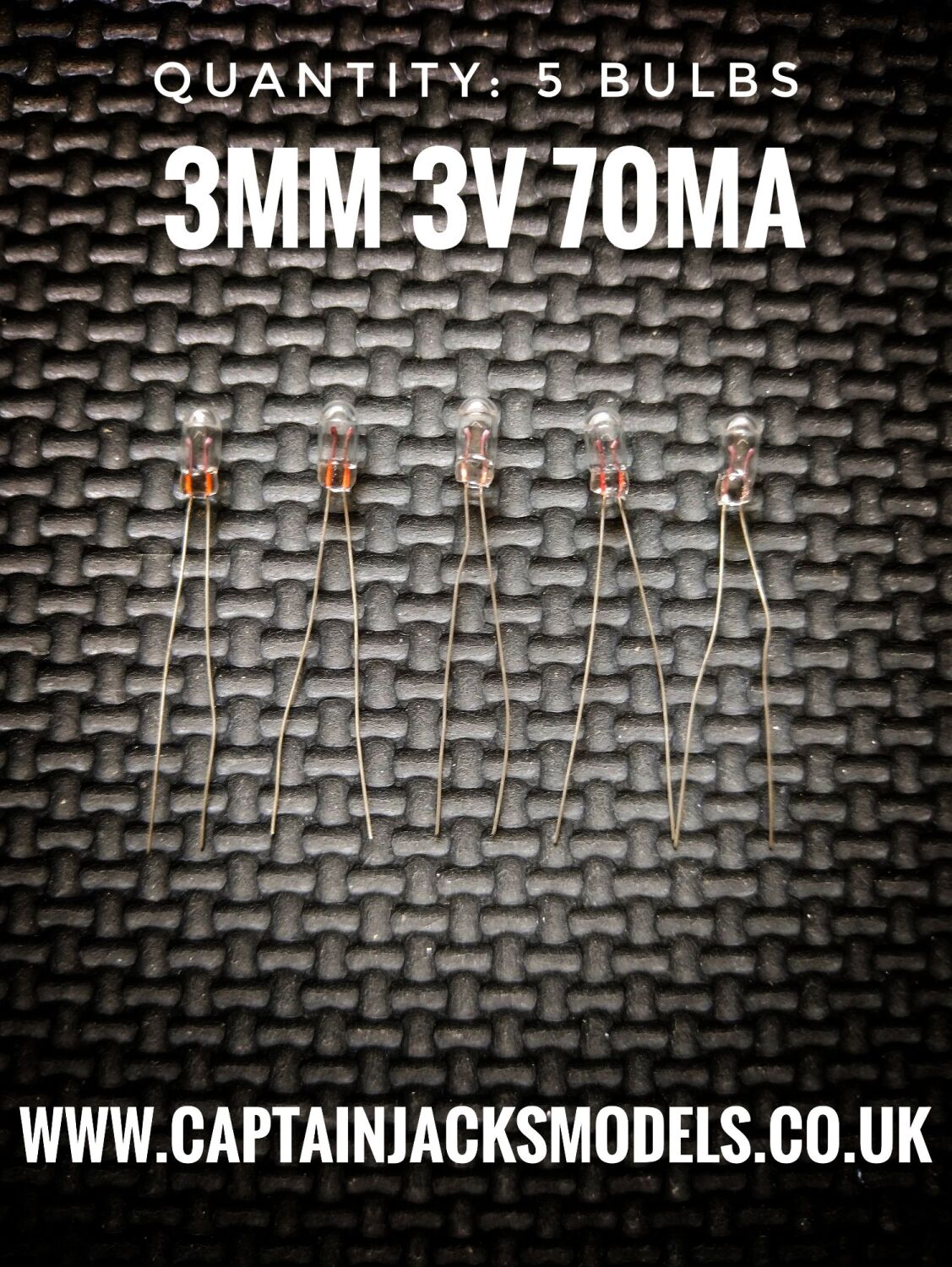 Clear 3mm Diameter 3v 70mA Miniature Grain Of Wheat Bulbs Warm White ...