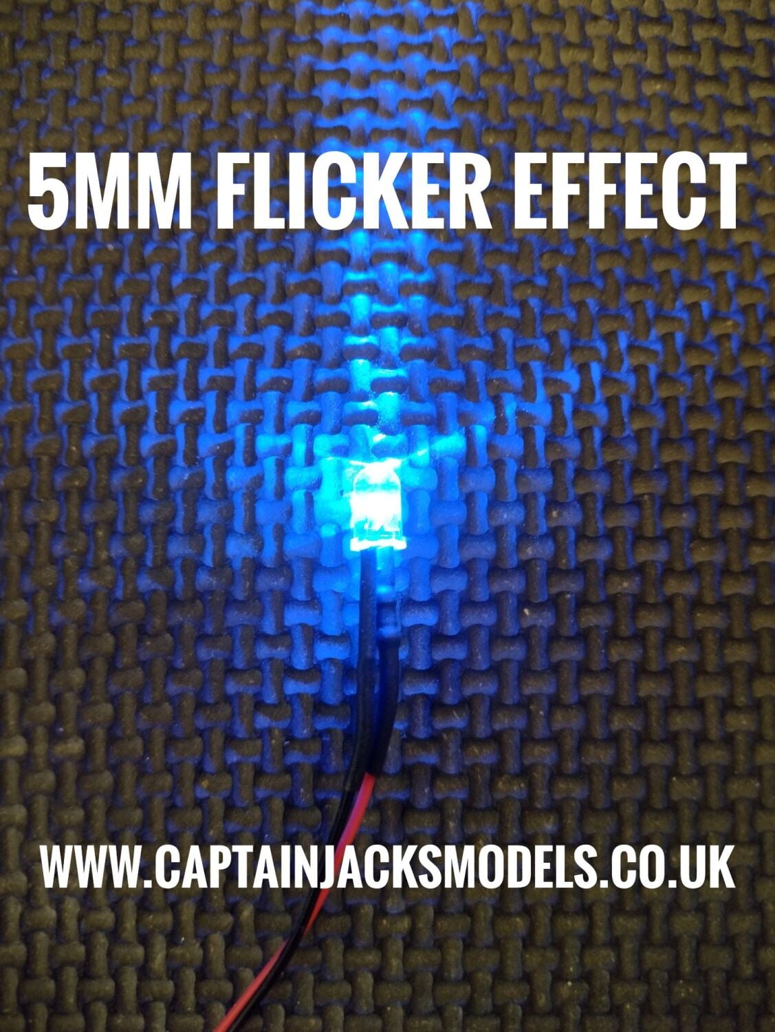 5mm Prewired BLUE Flickering Leds - LEDs Prewired 5mm Flicker Effect ...