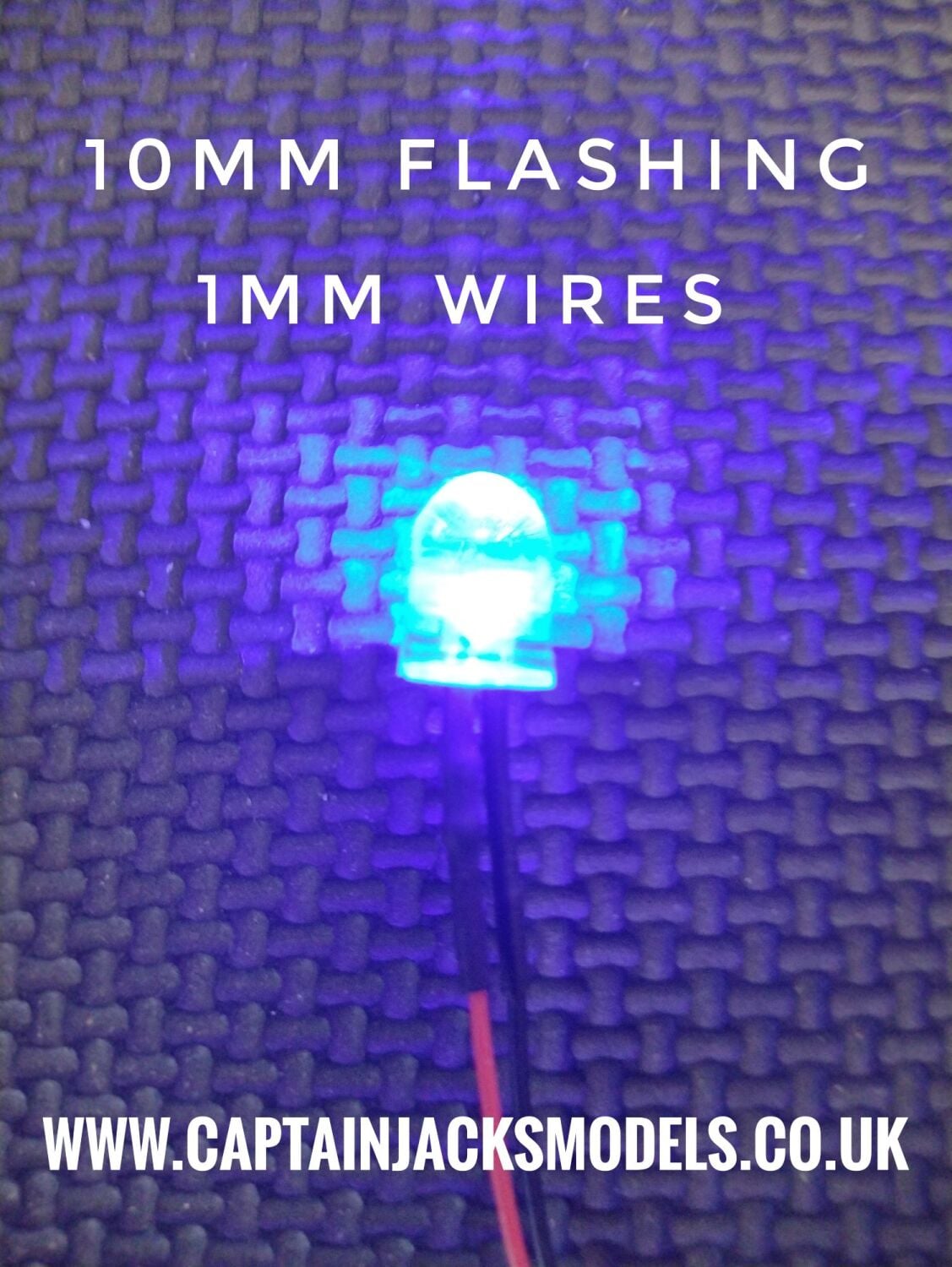 Multi Listing 10mm Prewired FLASHING BLUE Leds - 10mm Prewired Ultra ...