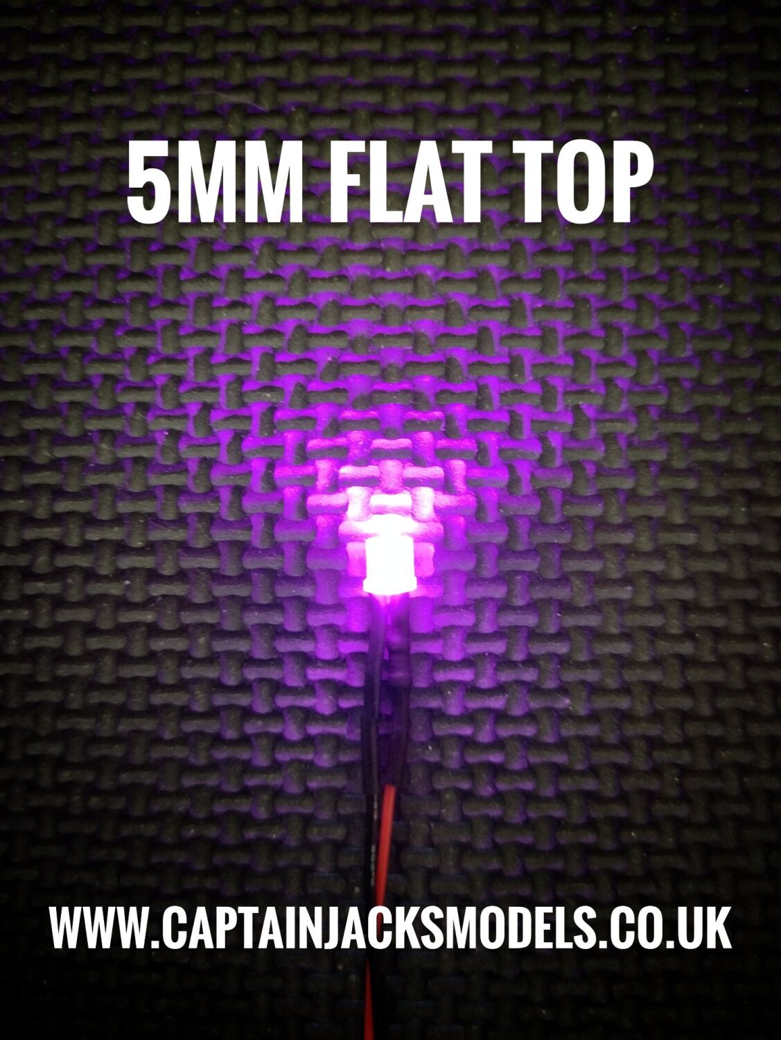 5mm Prewired LED Flat Top Ultra Bright PINK 3v to 12v DC Quantity 5 ...