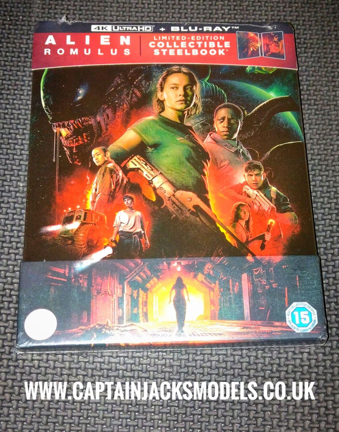 Alien Romulus 2024 Collectible Steelbook 4K Ultra HD Blu-Ray LIMITED ...