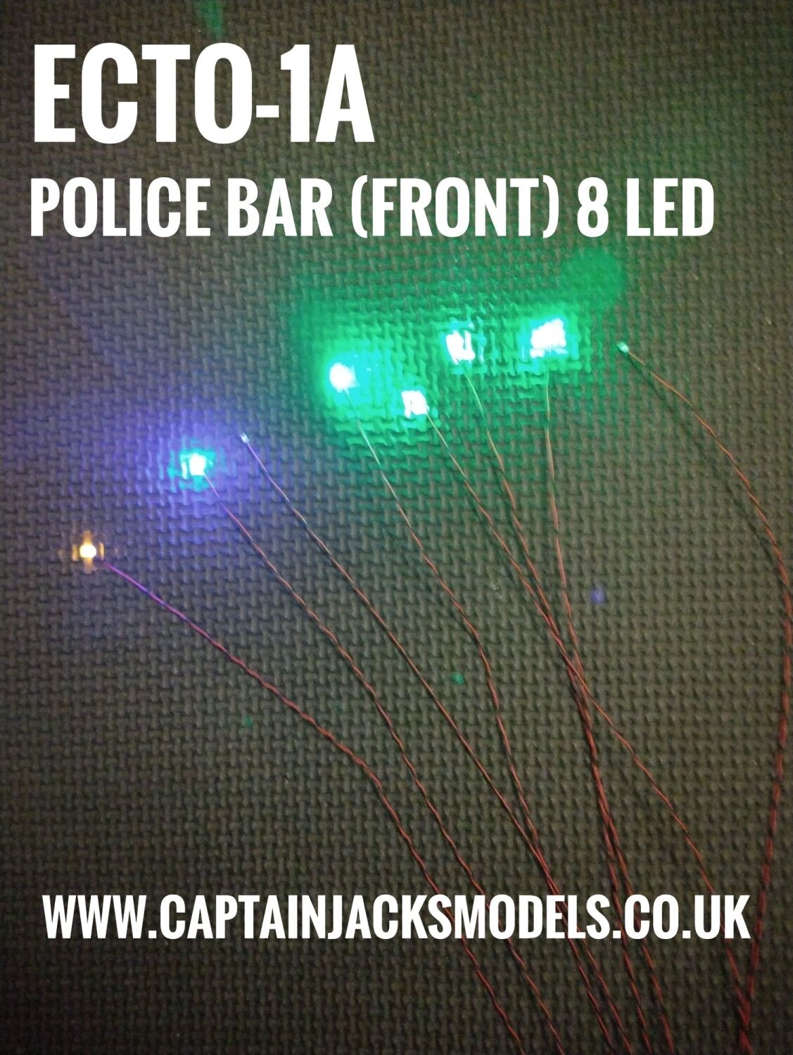 Ghostbusters Ecto 1A Police Light Bar Prewired 8 LED Light Kit - Generic Lighting Circuits ...