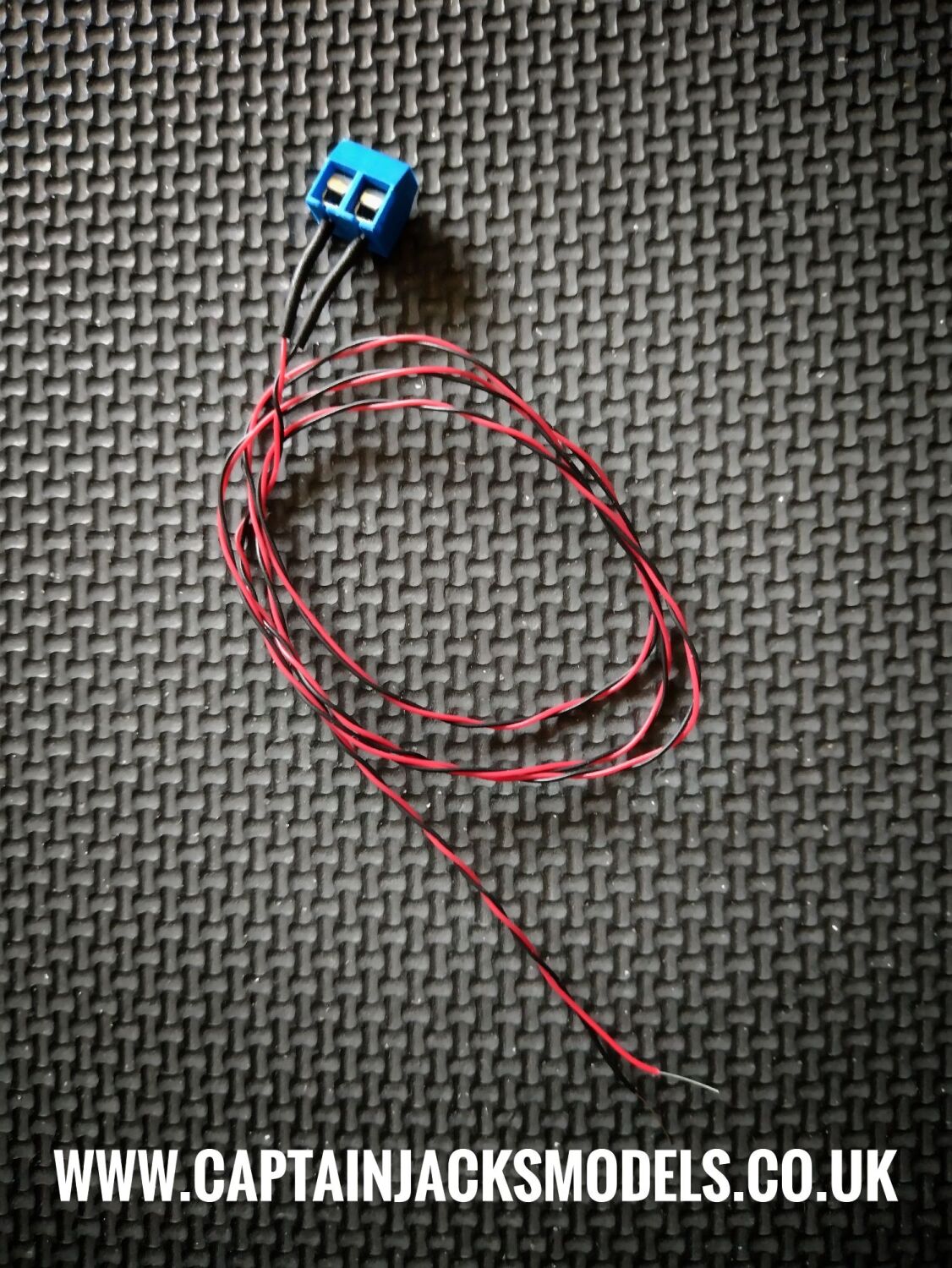 Power Extension Lead Blue Screw Terminal Connector & 0.5mm 500mm Wires ...