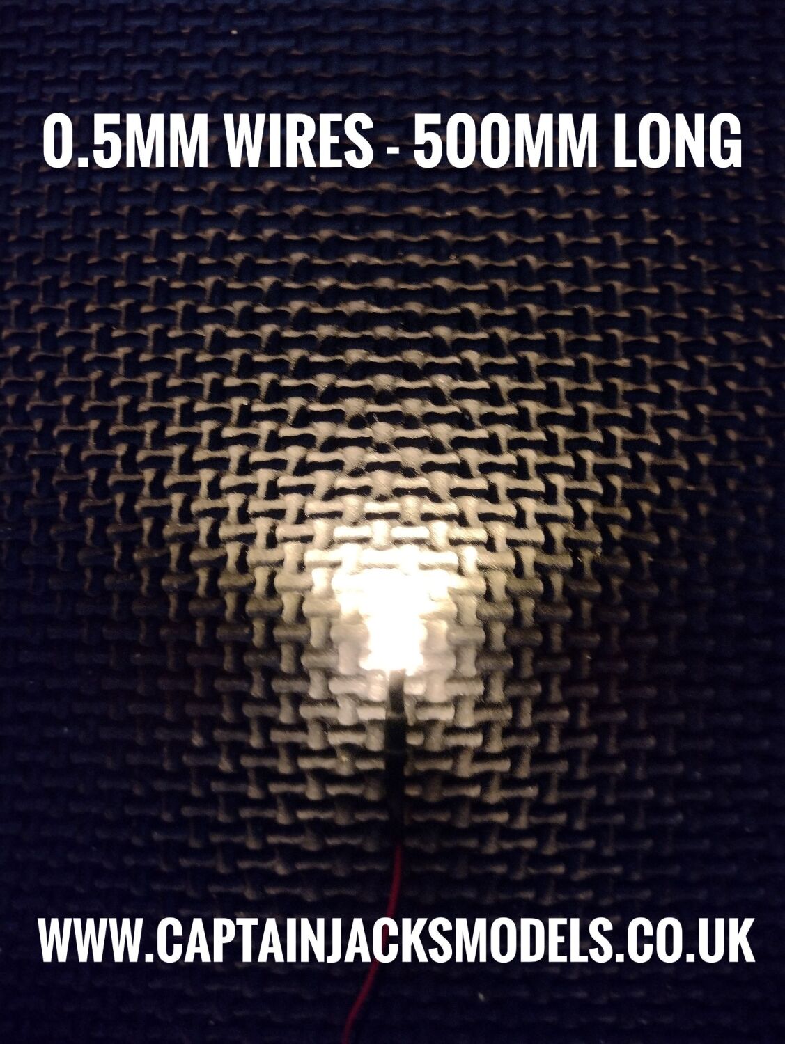 5mm Prewired FLAT TOP Led 0.5mm WIRES 500mm LONG Ultra Bright WARM ...