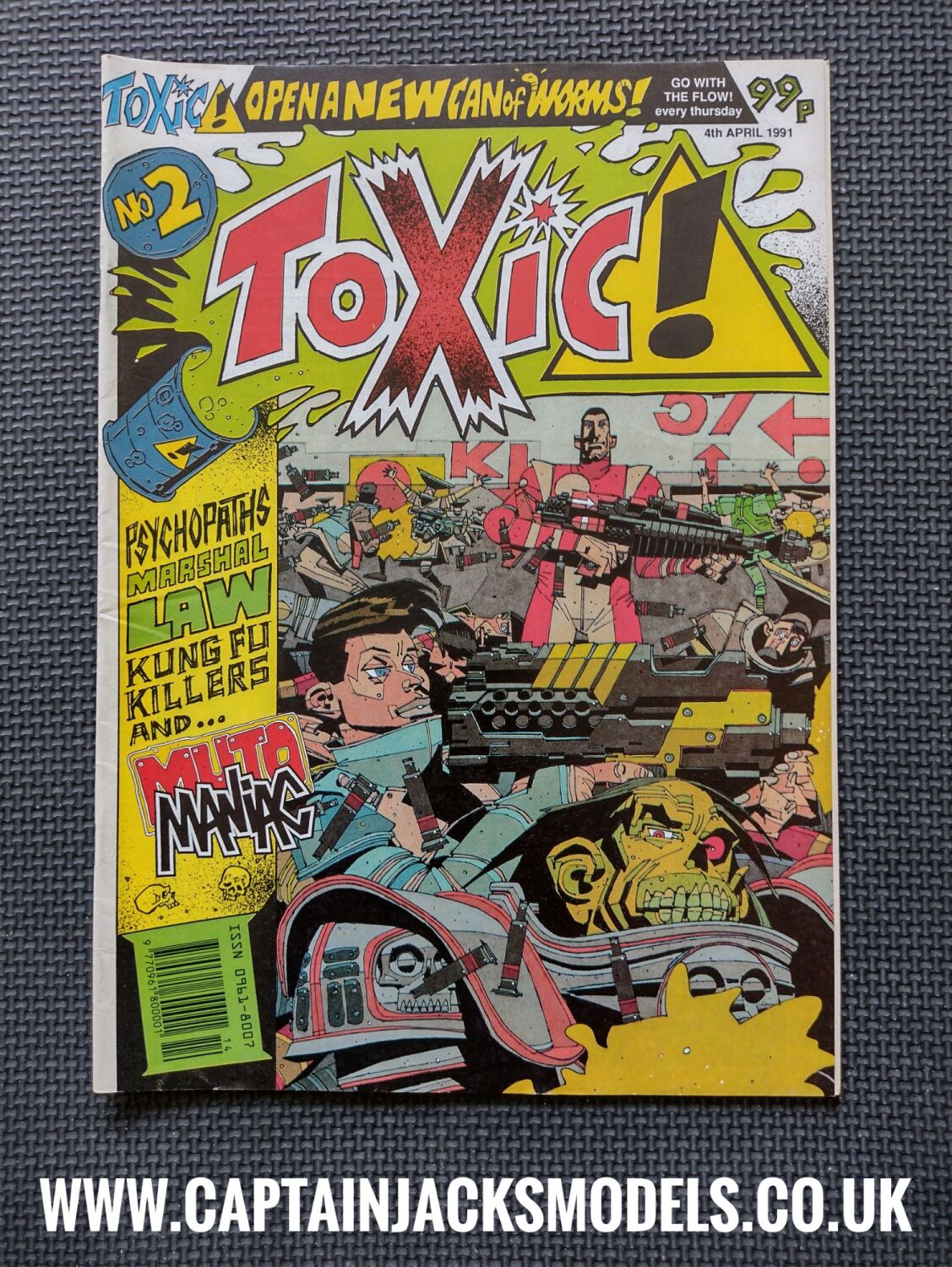 Toxic! Retro Comic Book 1990s Issue 2 - Retro Comics | Captain Jacks Models