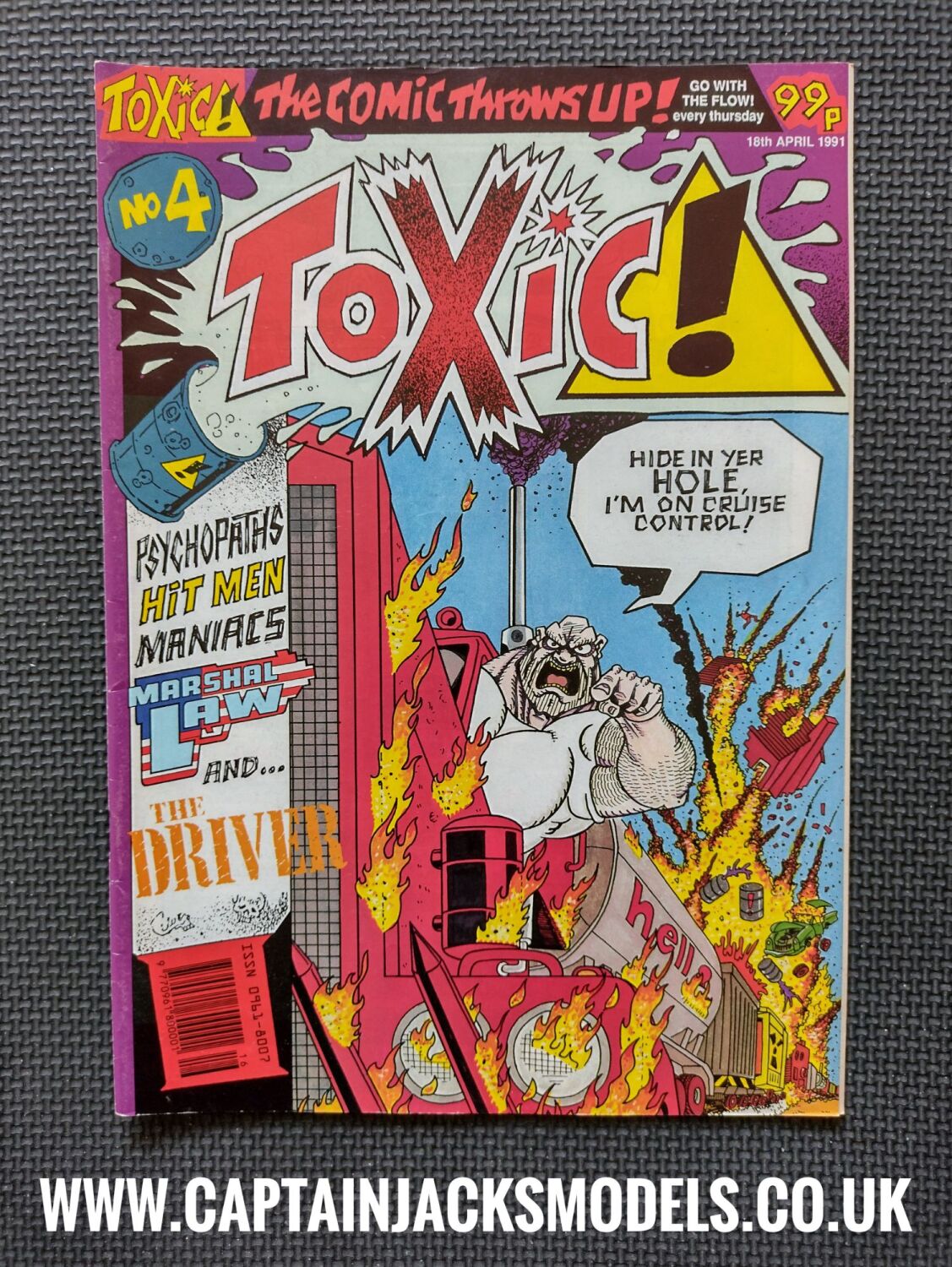Toxic! Retro Comic Book 1990s Issue 4 - Retro Comics | Captain Jacks Models