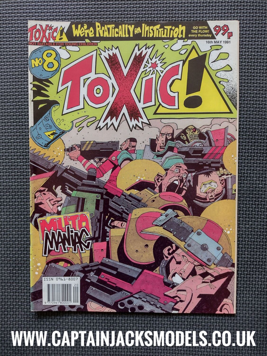 Toxic! Retro Comic Book 1990s Issue 8 - Retro Comics | Captain Jacks Models