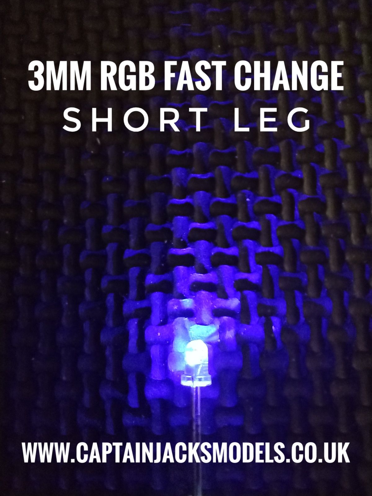 3mm RGB Red Green Blue Fast Colour Change LED Components - 3mm Colour ...