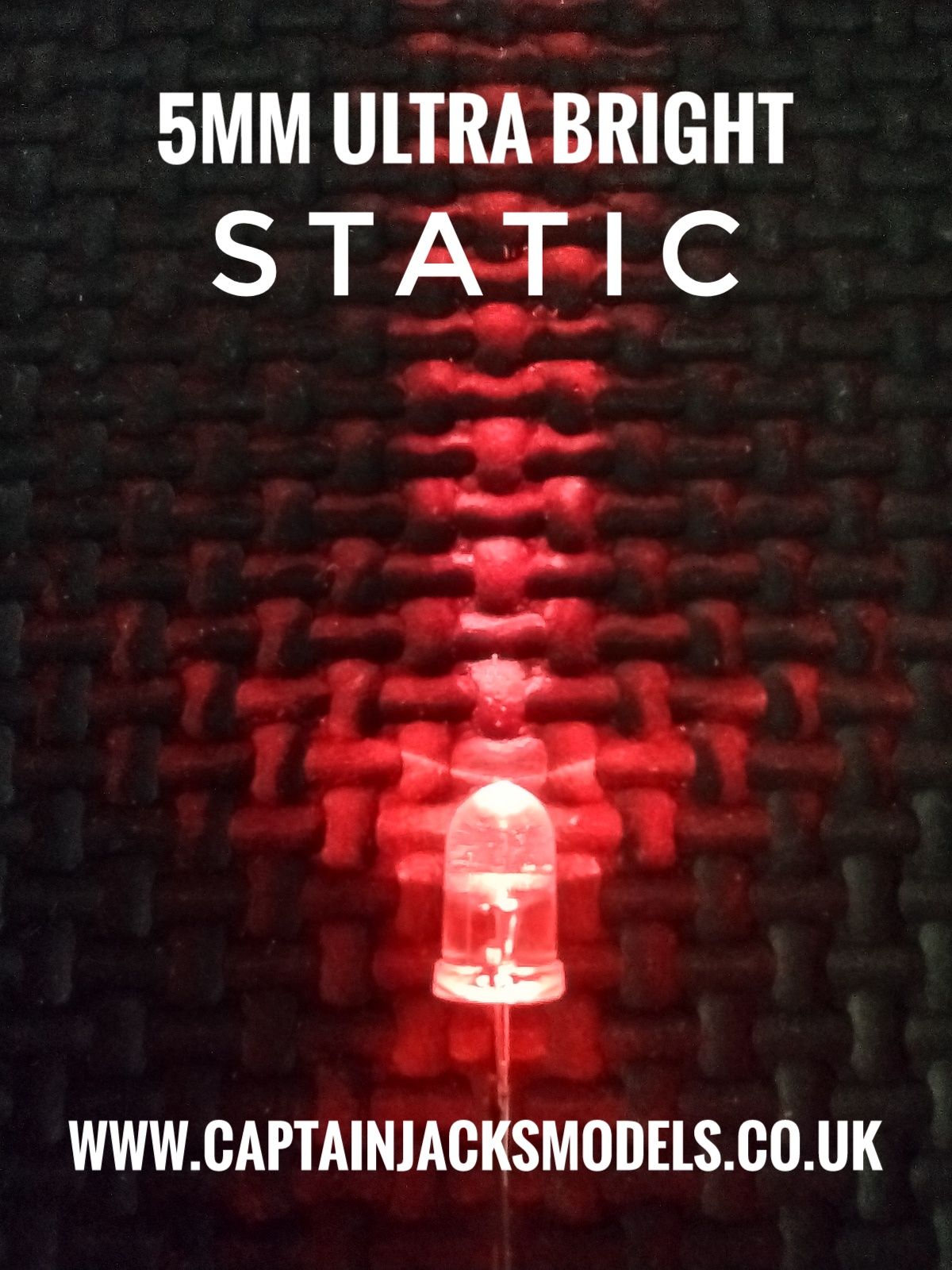 5mm RED Ultra Bright LEDs - 5mm STATIC Ultra Bright LEDs | Captain ...