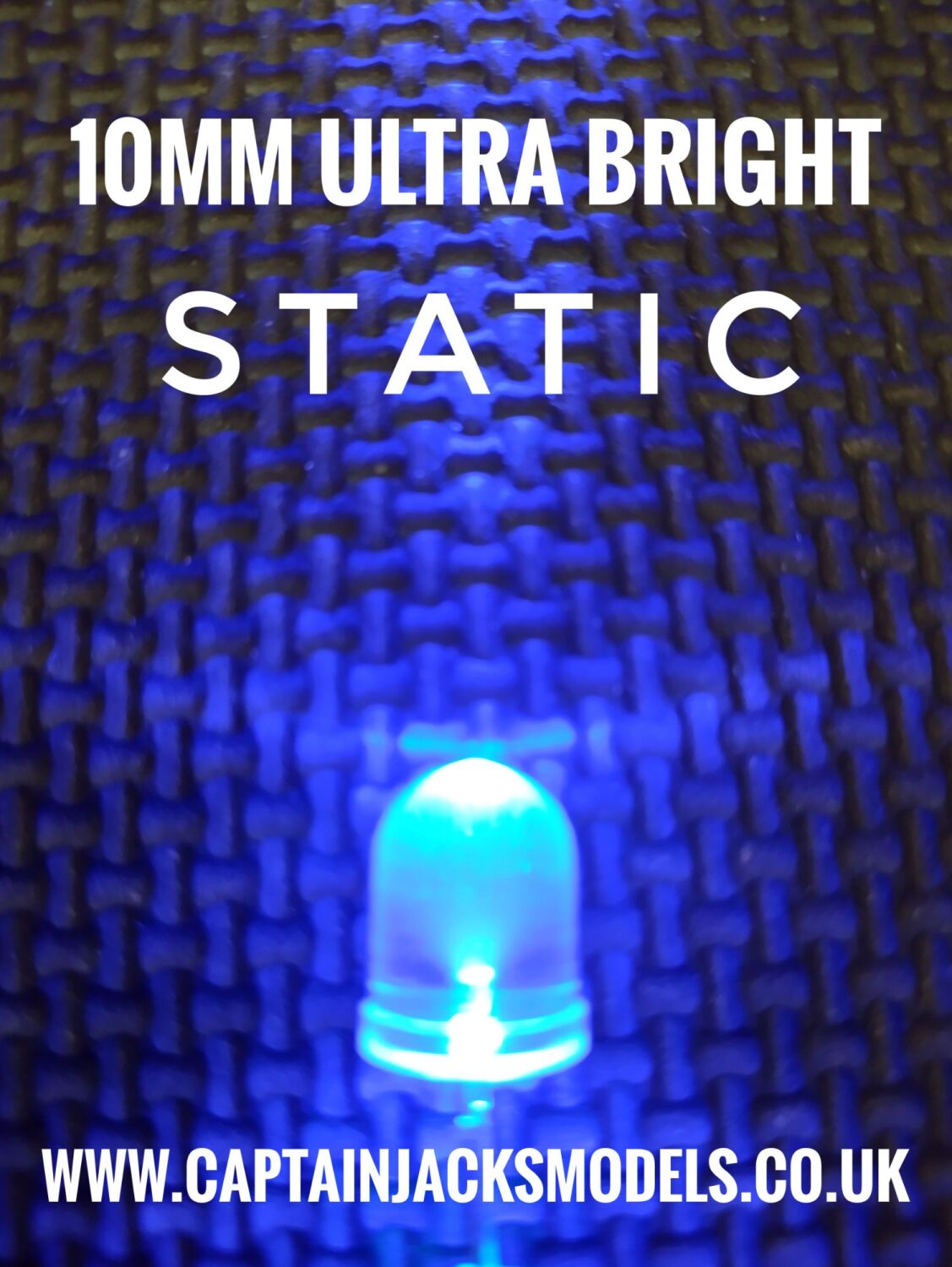 10mm Blue Ultra Bright LED - 10mm STATIC Ultra Bright LEDs | Captain ...