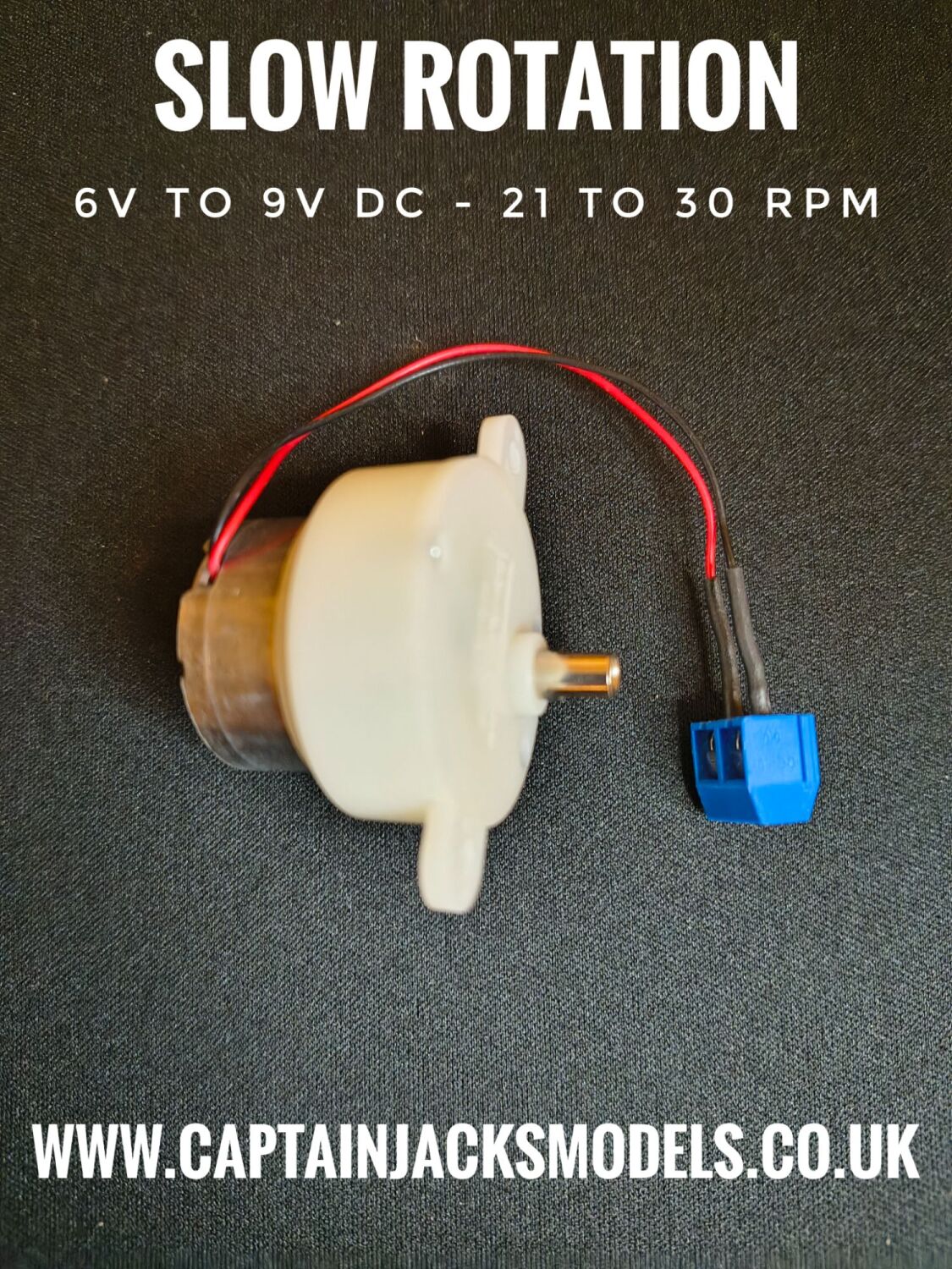 Slow Rotation 6V To 9V DC Motor With Wired Connection & Terminal ...