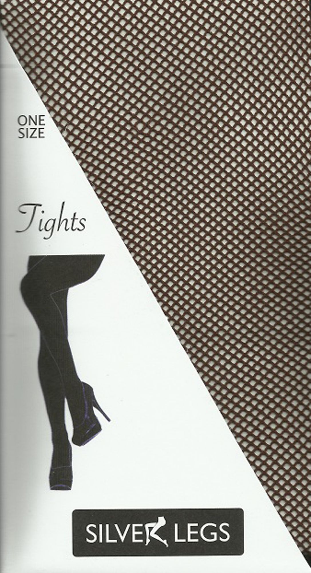 Silver Legs Natural Fishnet Tights