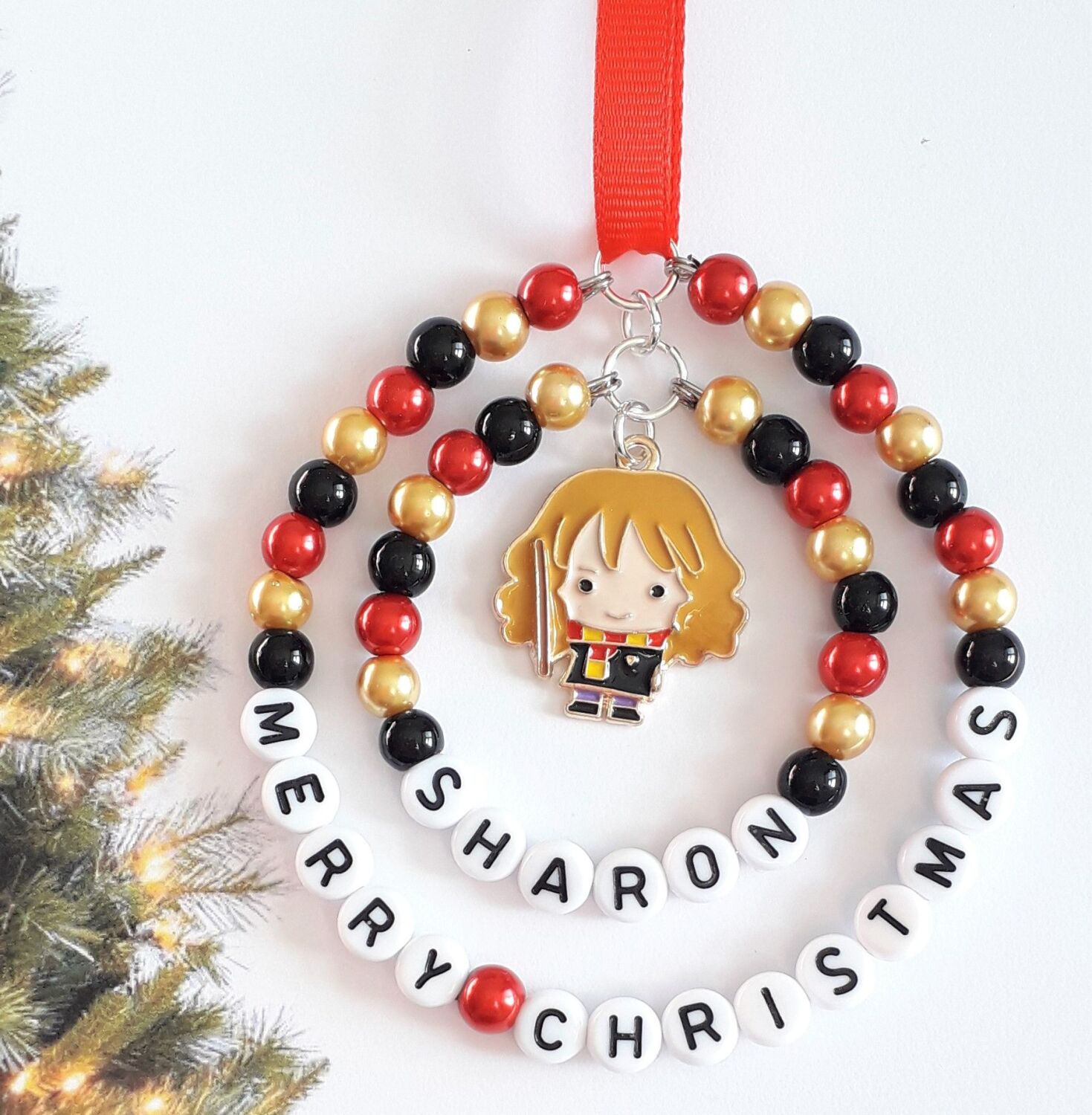 Harry Potter Theme Christmas Tree Decoration - Ron Hermione Dumbledore ...