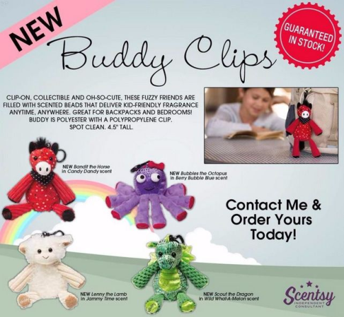Scentsy Fragrance Buddy Clips