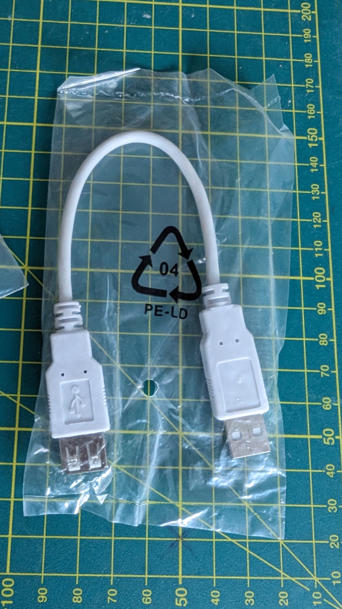 USB short 8inch extender , prolong the life of the machines USB socket ...