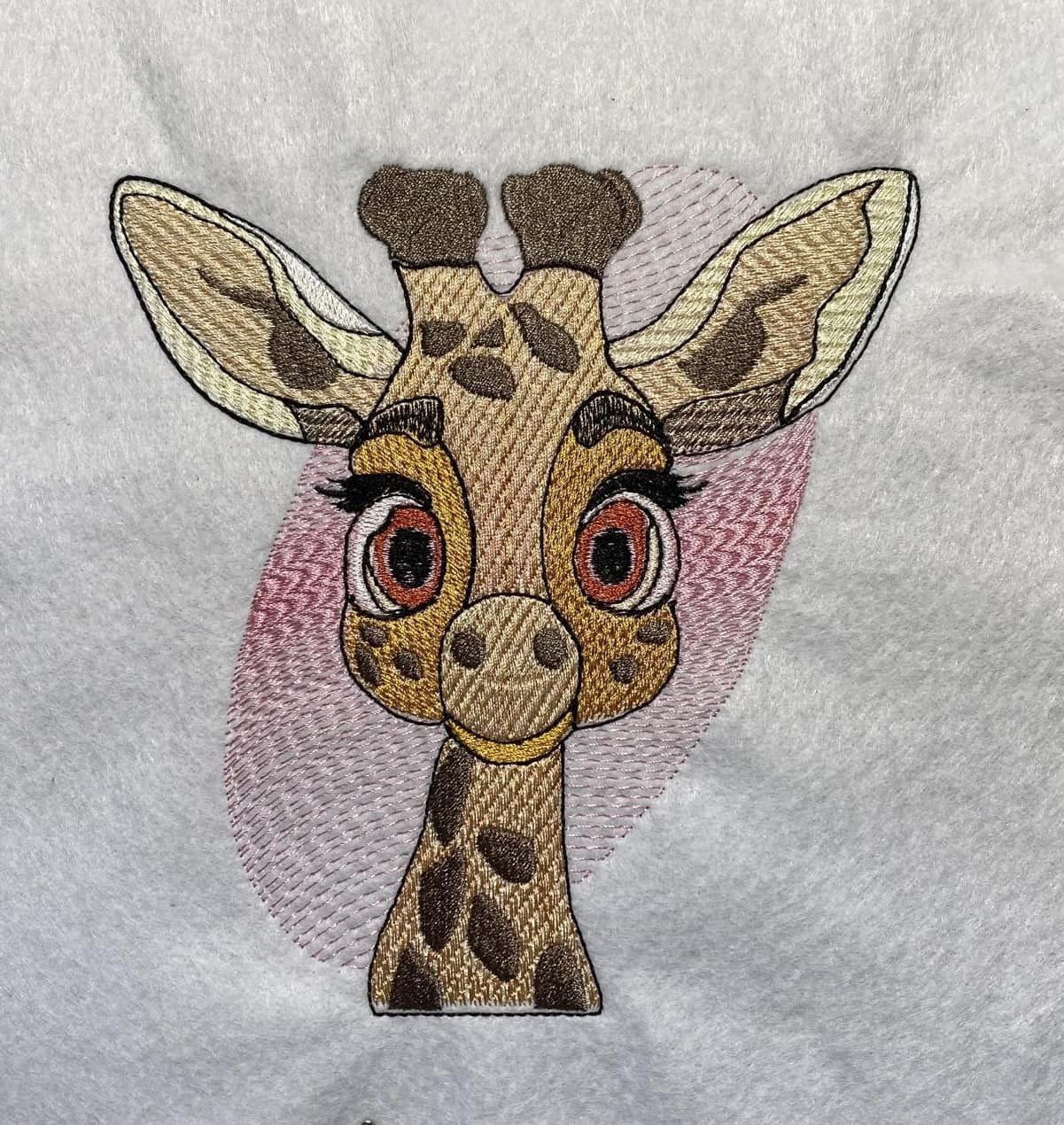In The Hoop Gerry The Giraffe Digital Download Machine Embroidery ...