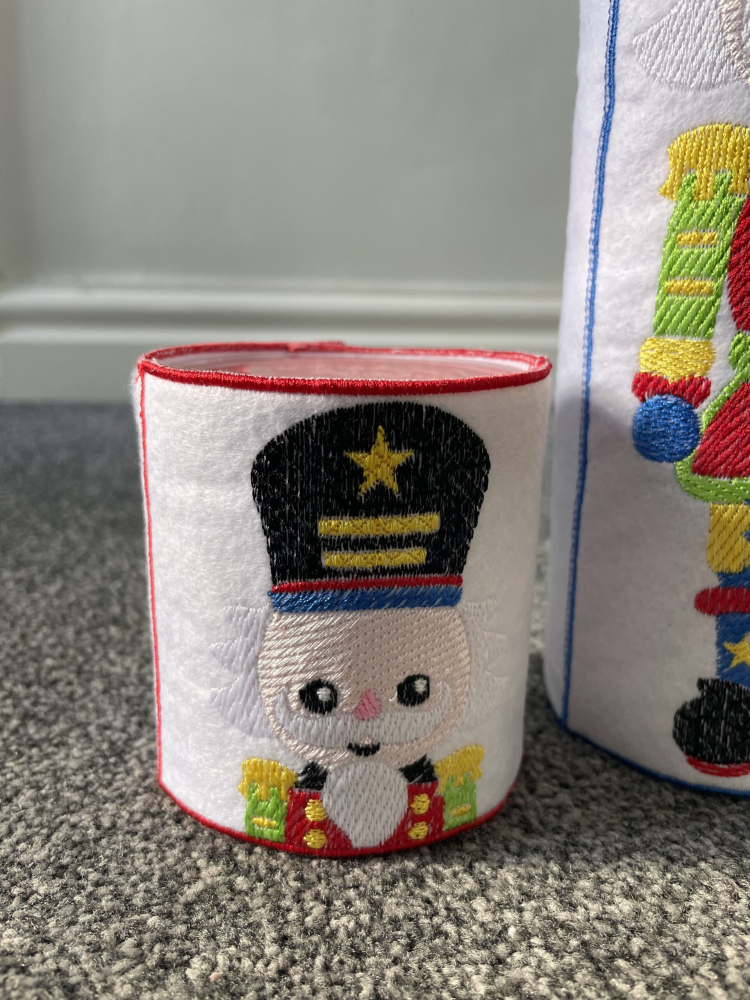 In The Hoop Nutcracker Crisp Tube Cover Digital Download Machine ...