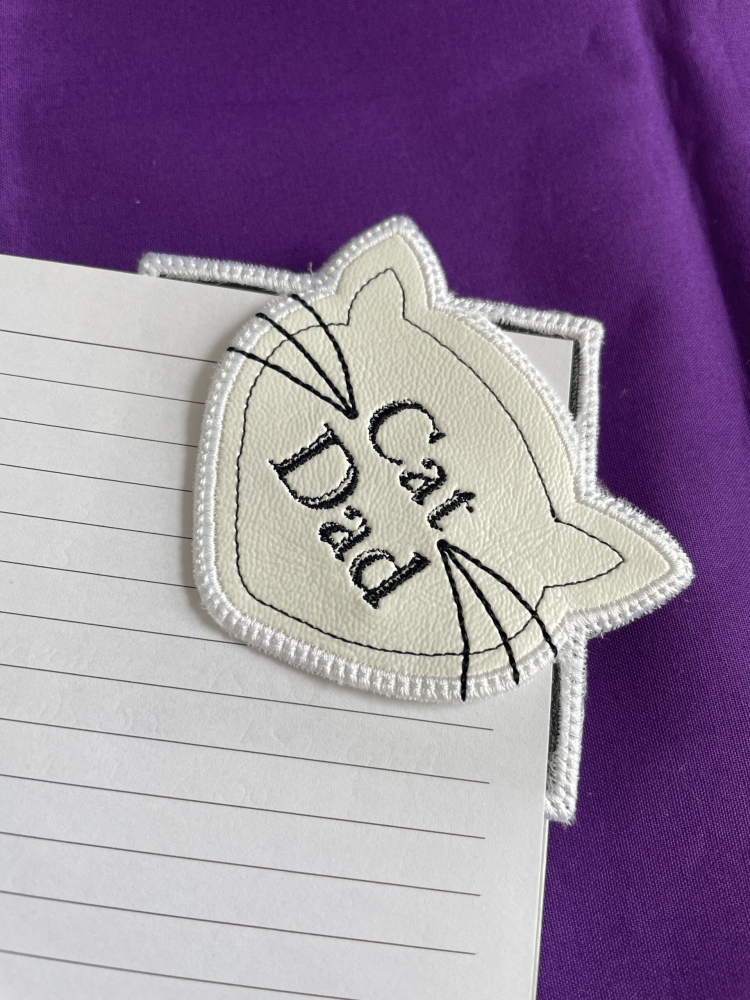 In The Hoop Cat Dad & Cat Mum Corner Bookmark Digital Download Machine ...