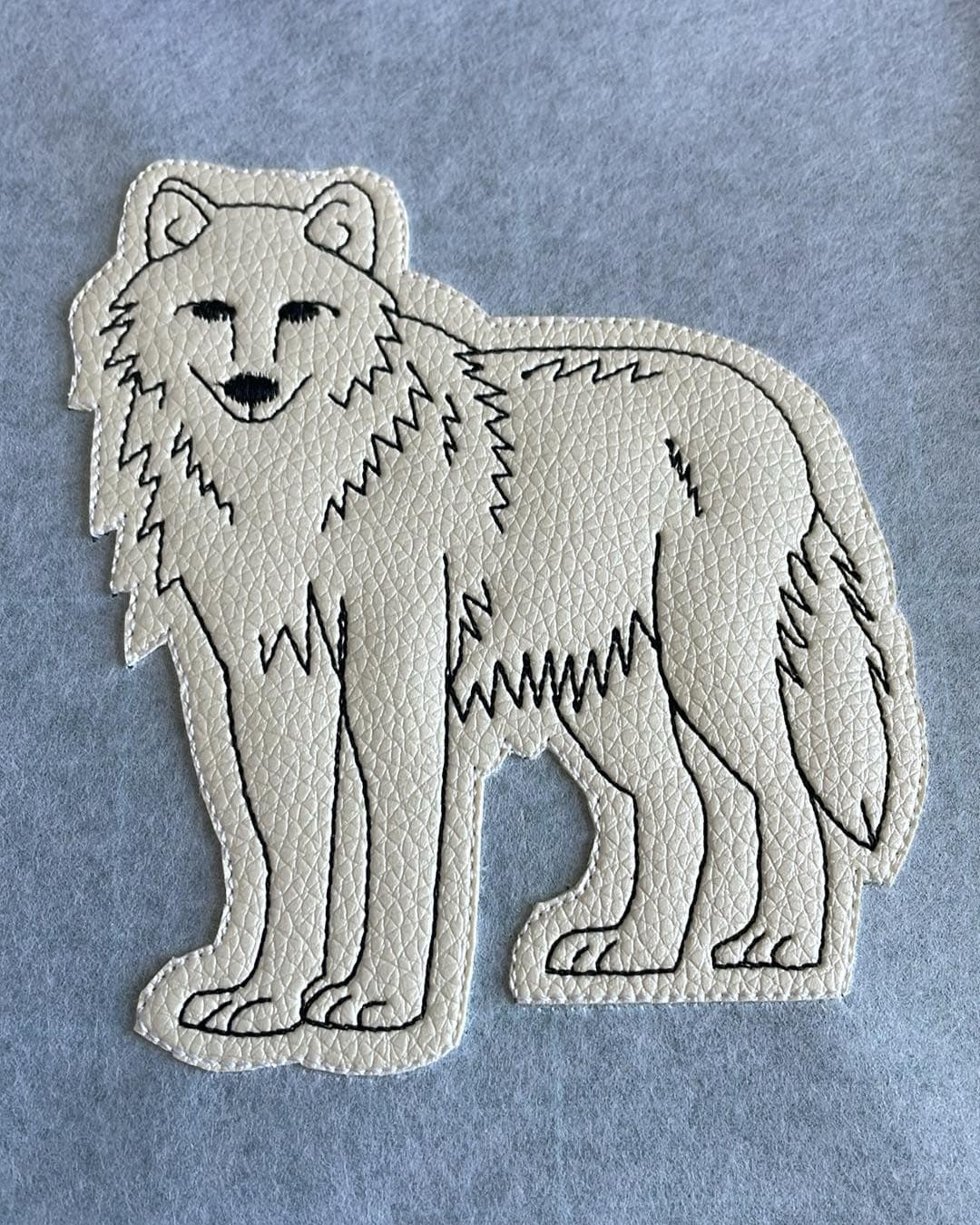 In The Hoop Wolf Stand Alone Digital Download Machine Embroidery Design ...