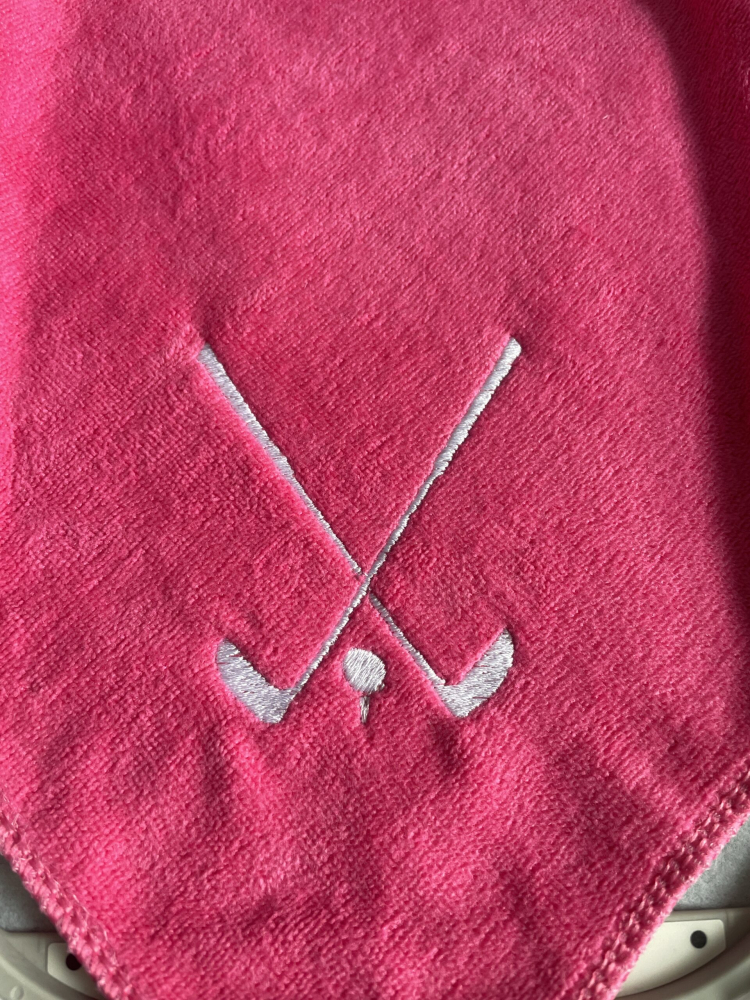 In The Hoop Crossed Golf Clubs Digital Download Machine Embroidery ...