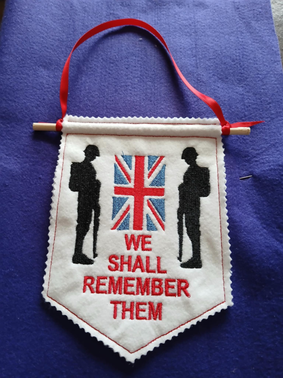 In The Hoop Union Jack and Soldiers Door Hanger Digital Download ...