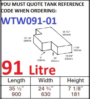 64 Litre Tank | Water Tanks Warehouse