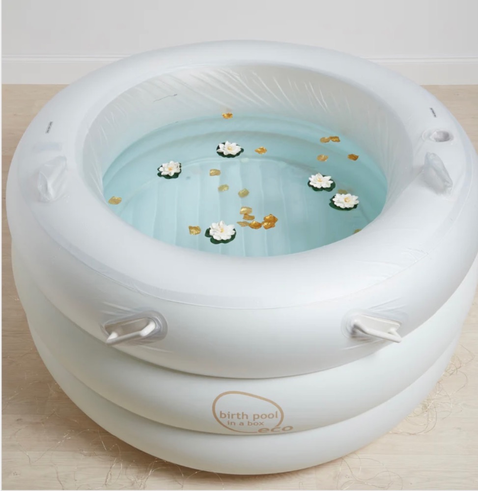 White Mini Birth Pool in a box - Reserve your Birth Pool for Free