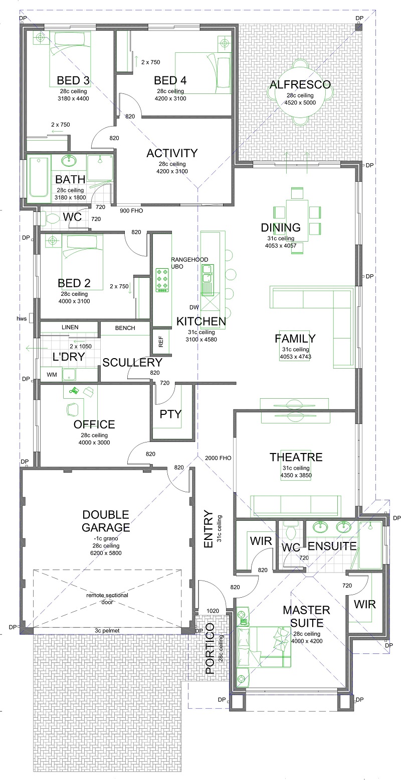 The Singleton Beach Floorplan