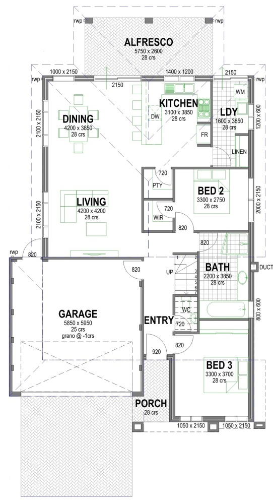 The Austin Cove Floorplans
