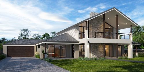 2 Storey Rural Home Designs | Double Storey Country House Plans | 2 ...