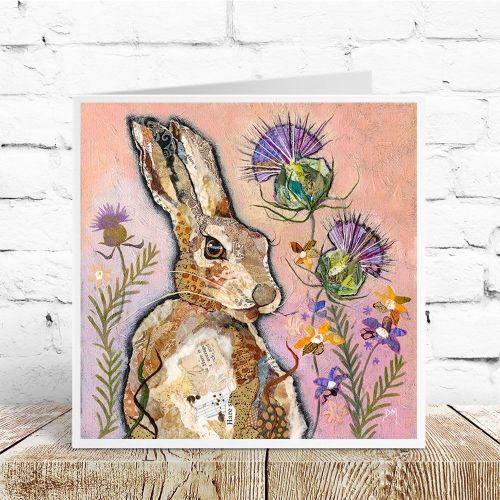 Beautiful Hare Greeting Cards - Blank for your Own Message