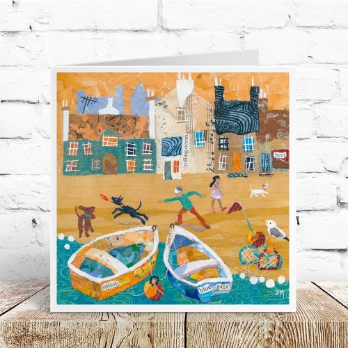 Coastal Harbour & Beach Themed Greeting Cards | Dawn Maciocia UK